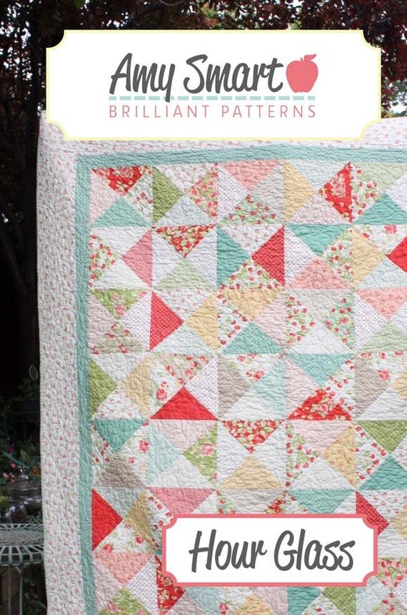 PATTERN Hour Glass Block Quilt
