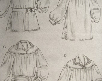 Popular items for poet shirt pattern on Etsy