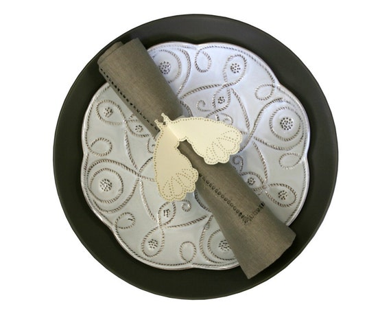 Items similar to Peacock Napkin Rings on Etsy