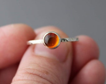 Amber ring | Etsy