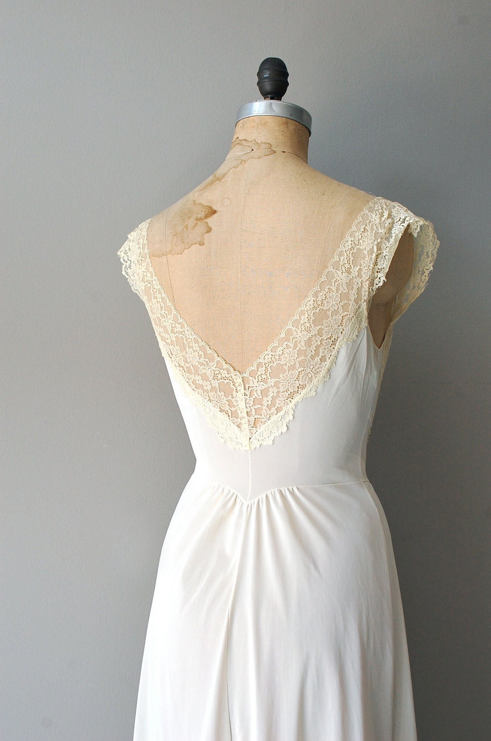 1950s Lingerie 50s Nightgown Lace Nightgown