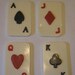 Set of 4 chocolate playing cards