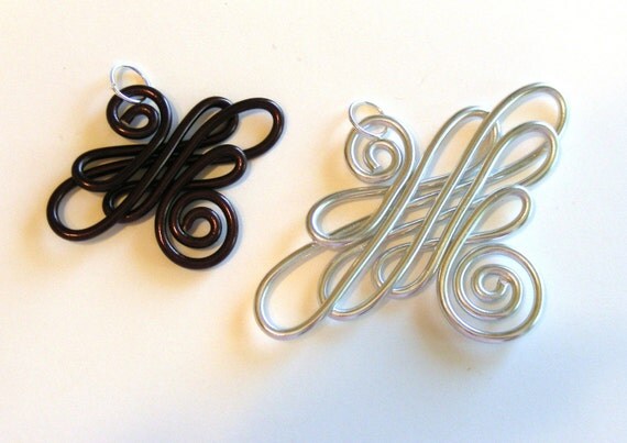 Celtic Renaissance Wire Work Pendant Choose by RefreshingDesigns