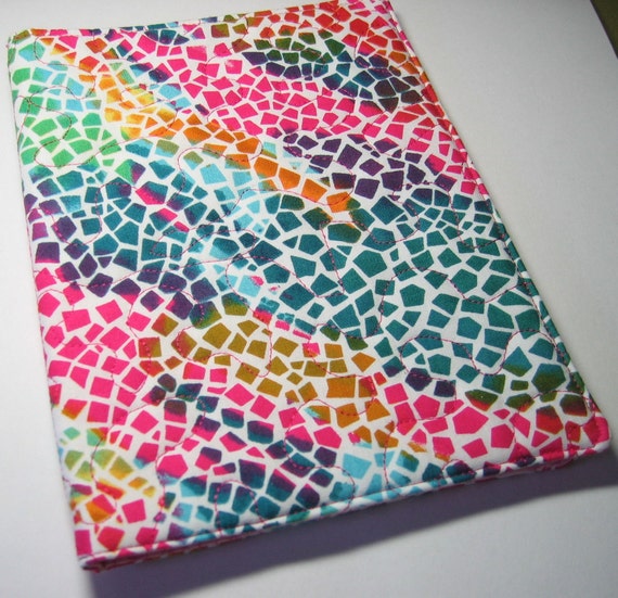 Bright multi-colored journal cover