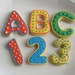 ABC and 123 Cookies Alphabet Decorated Cookies Letters