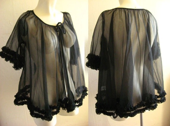 Super Sexy Sheer Sixties Negligee