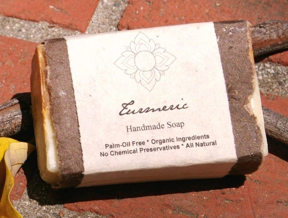 Turmeric Patchouli Organic Body Soap Great for by unearthmalee