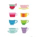Tea print Tea Cups Kitchen art Wall Art PrintTea Art