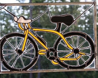 Stained glass bike | Etsy