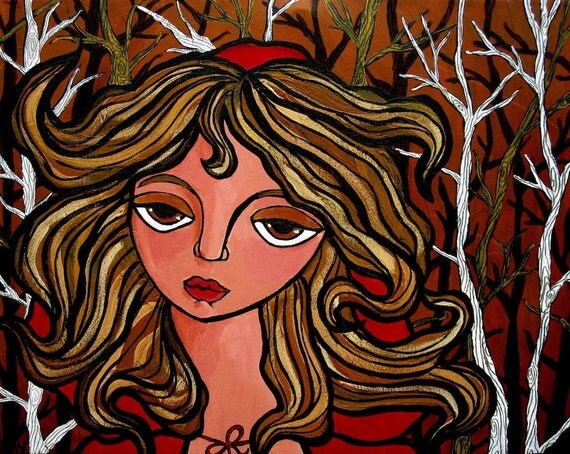 Items similar to Little Red- 8x10 Print on Etsy