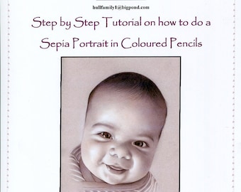 Sepia pencil drawing | Etsy