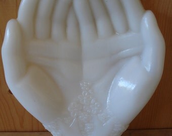 Popular items for milk glass hand on Etsy