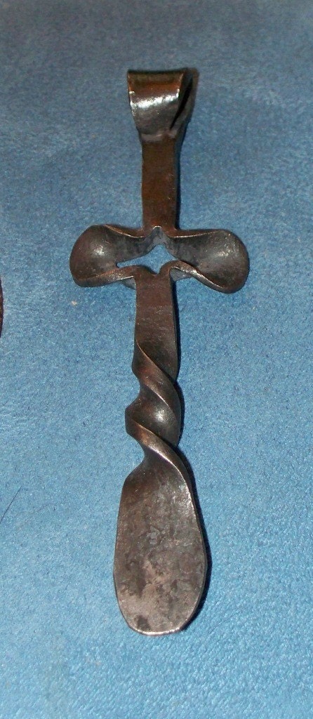 Blacksmith's Cross by craftyapple on Etsy