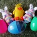Baby Bunnies and Chicks in Eggs This listing come with 2