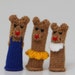 Wizard of Oz Finger Puppet Set Includes Dorothy Toto