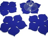Items similar to Ready to Ship-Flower Power Felt Coasters in 5MM Thick ...