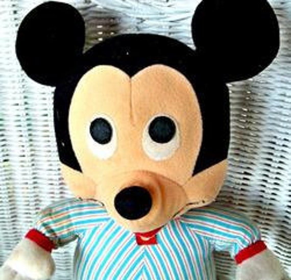 Items similar to Beddy-Bye 13" MICKEY MOUSE Stuffed Doll - Playskool on ...