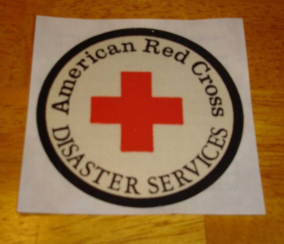 Vintage AMERICAN RED CROSS Disaster Services by buschpetproducts