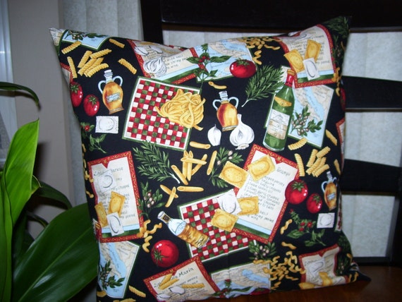 Items similar to Pasta Pillow Covers - Set of 2 on Etsy