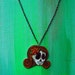 Day of the Dead female calaca with rose by PrettyInInkJewelry
