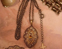 Popular items for gothic locket on Etsy
