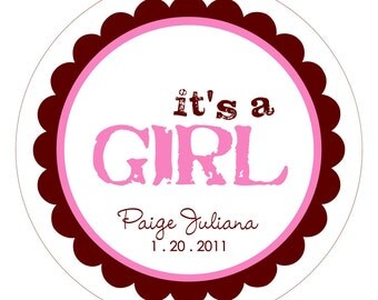 Its a girl sticker | Etsy