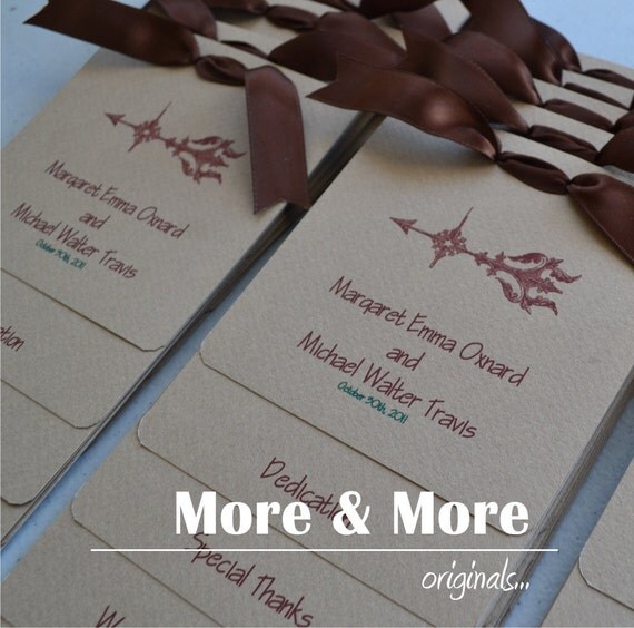 Diy Layered Wedding Program