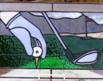 Popular items for stained glass golf on Etsy