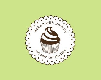 Bakery rubber stamp | Etsy