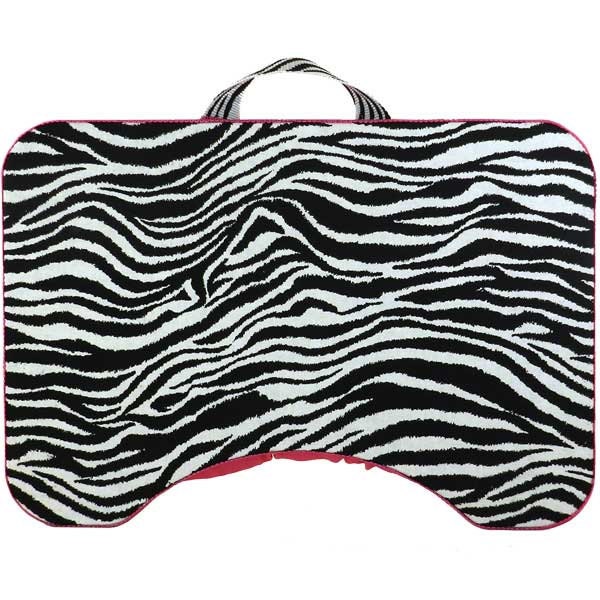 Medium Hot Pink Zebra Kids Lap Desk