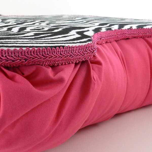 Medium Hot Pink Zebra Kids Lap Desk