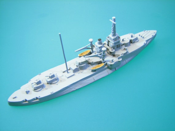 World War 2 USS Utah 1250 Waterline Model