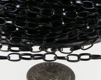 Black chain link | Etsy