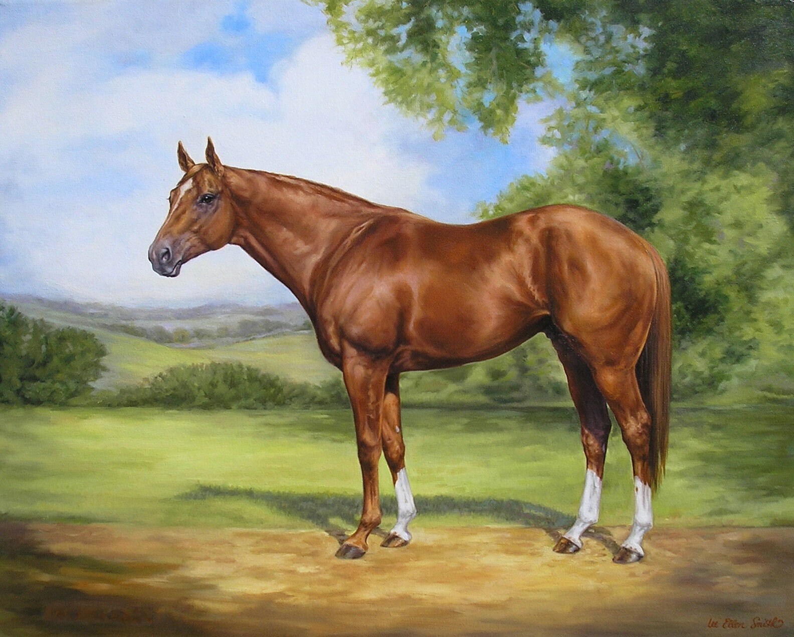 Items similar to Secretariat, Horse Art Print, Equestrian Fine art ...