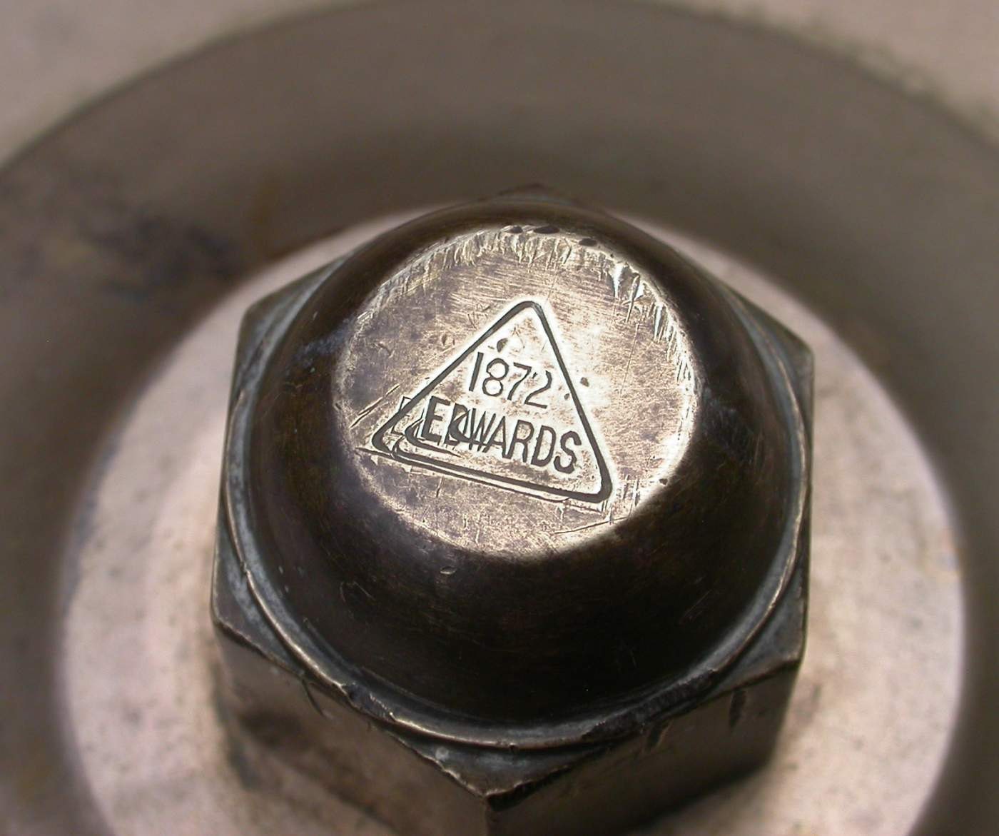 antique electric bell Edwards 1872 Recti burgler alarm