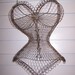 Vintage Metal Wire Bust Form ohh la la