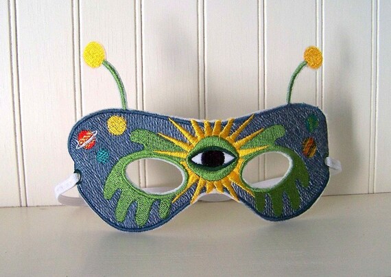 UFO Alien Mask for Children by Madeit4u on Etsy