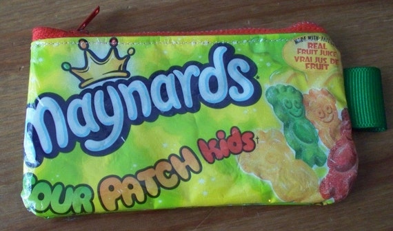 UPCYCLED Sour Patch Kids candy wrapper RECYCLED into coin