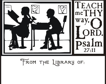 Bible bookplate | Etsy