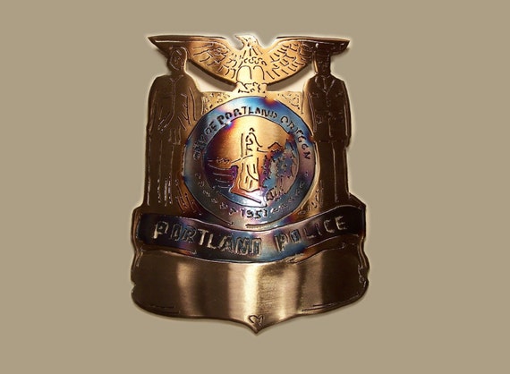 Items similar to Portland Police Badge on Etsy