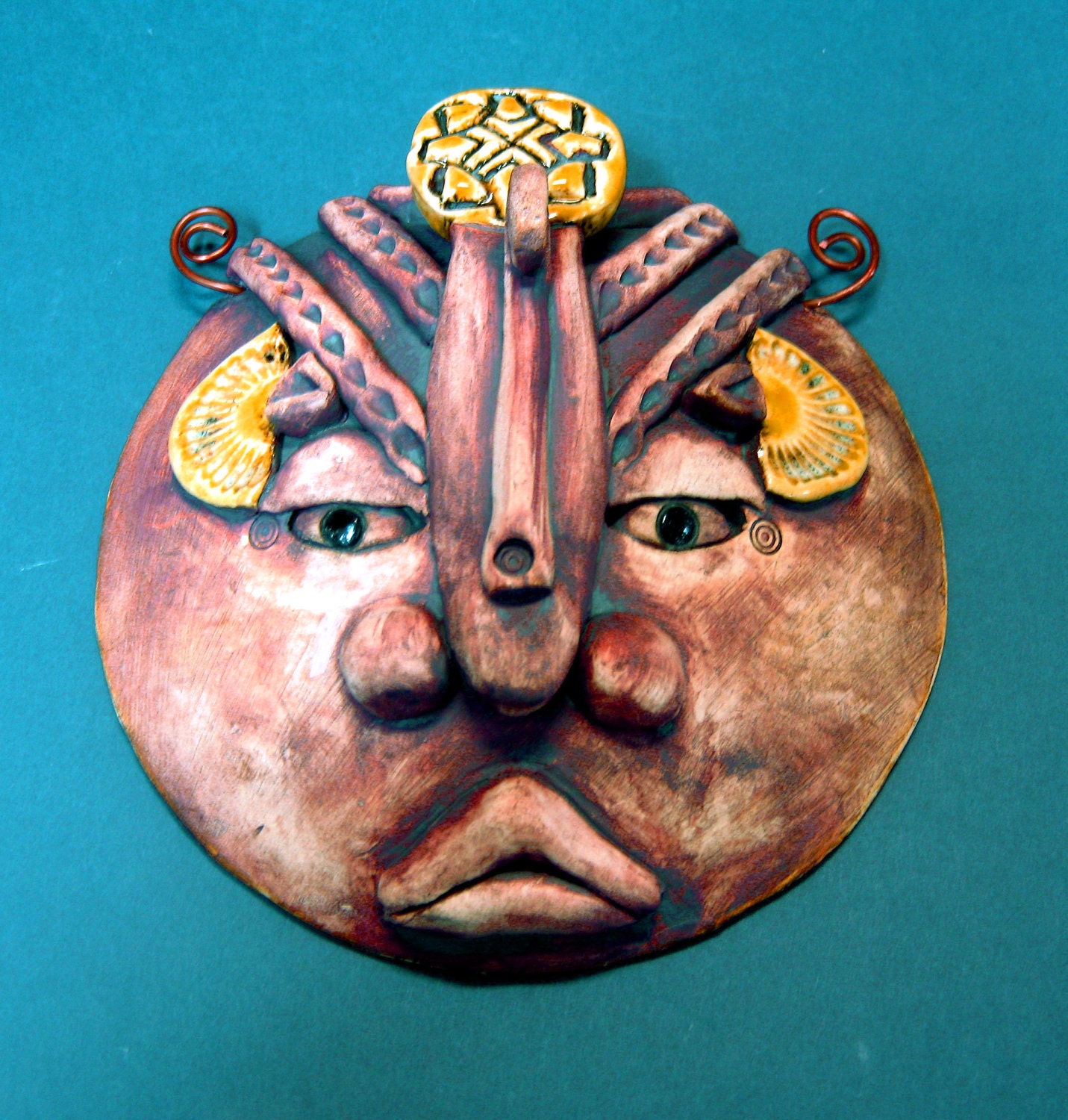 Ancient Tribe Ceramic Mask