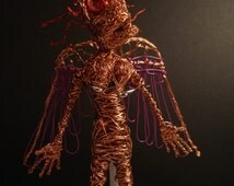 Unique wire angel sculpture related items | Etsy