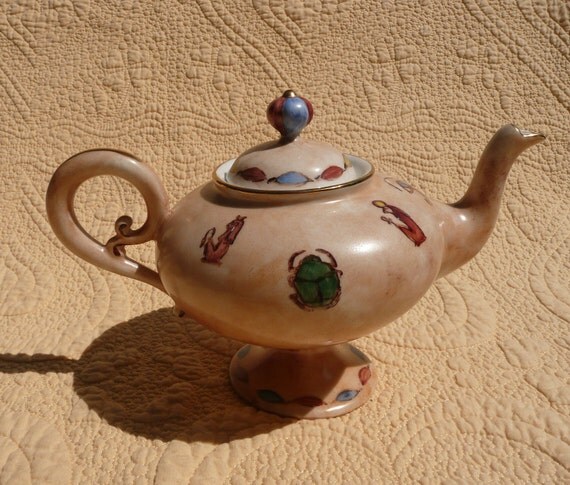 Egyptian Theme Tea Set by Chinapainter1 on Etsy