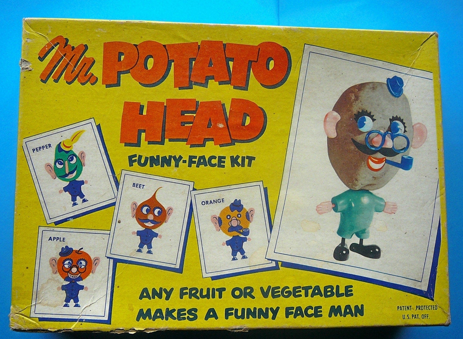 Vintage Original 1952 Mr. Potato Head Set