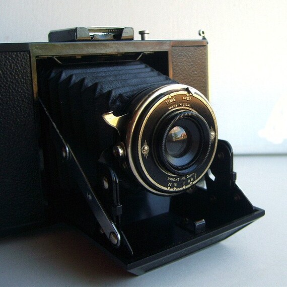 Antique Folding Art Deco Camera