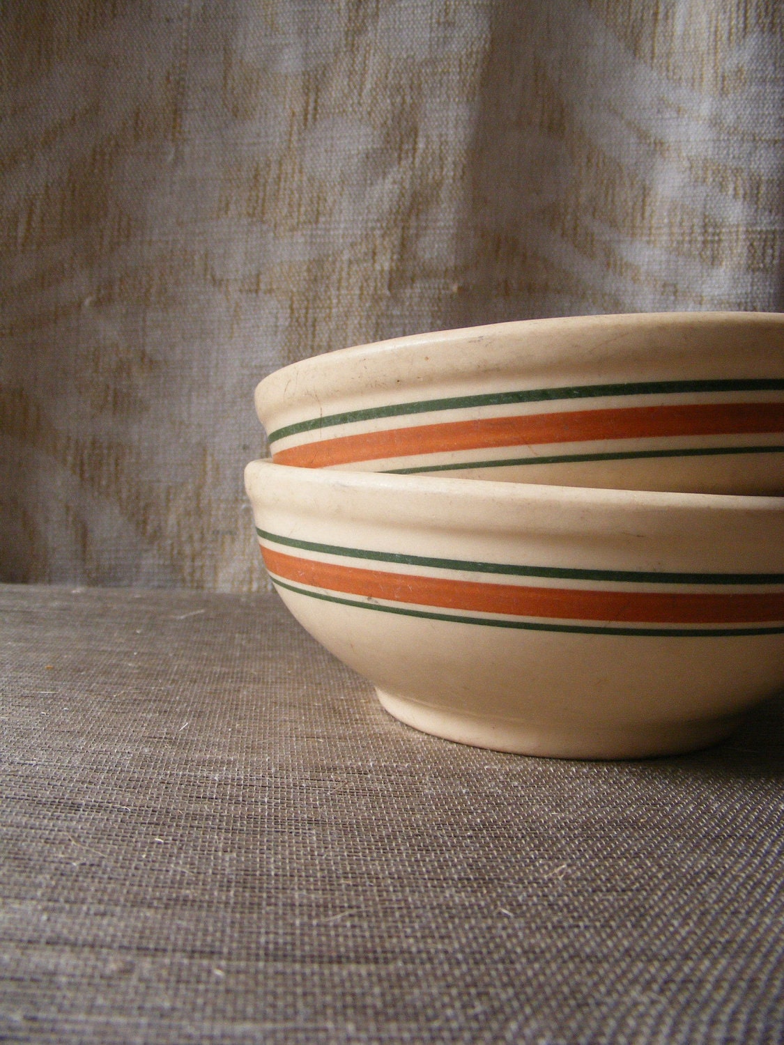 Vintage Bowl Set INCA WARE SHENANGO China Cereal Bowls