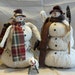 Custom Snowman Family
