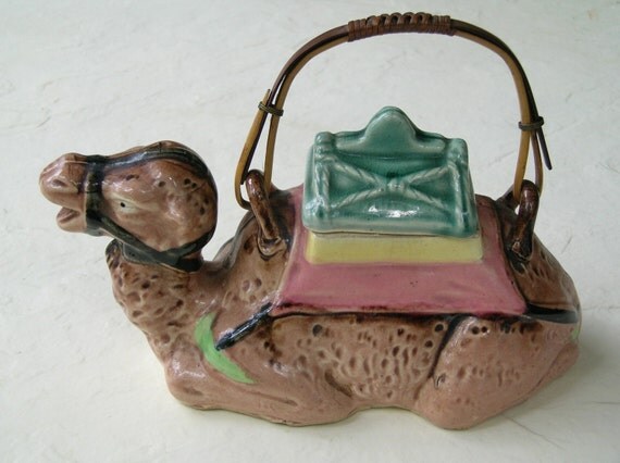 1930's Figural Camel Teapot