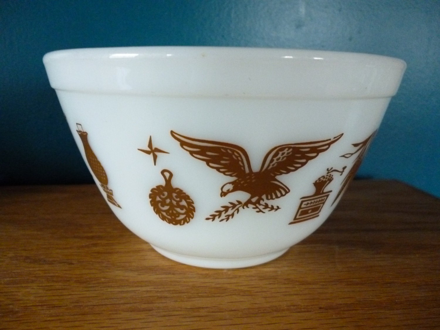 Vintage Pyrex Early American Pattern 401 Bowl 1.5 pint – Haute Juice