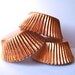 Copper Foil Cupcake Liners Standard Size Choose Set of 50 or